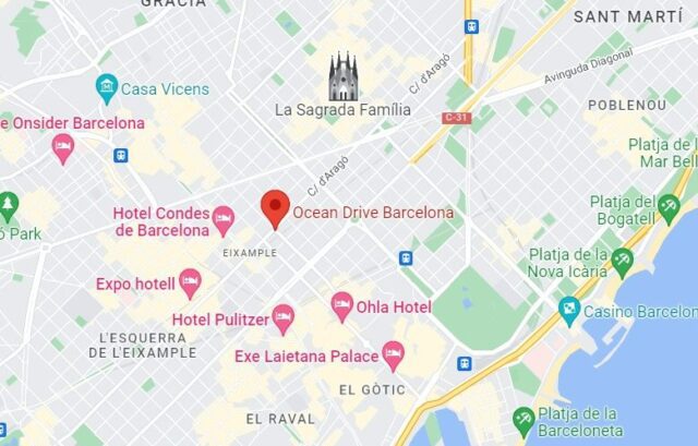 Ocean Drive Barcelona: hotel 5 estrelas na melhor localização em Barcelona